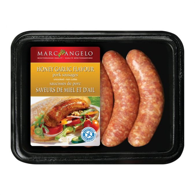 Marc-Angelo-Pork-Sausages-Honey-Garlic-500g[1] - Ryan Henson Creighton